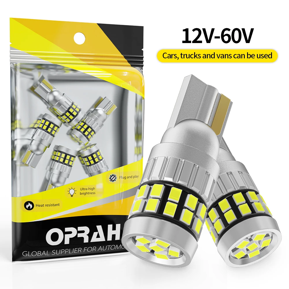 2pcs-W5W-LED-T10-12V-24V-Lights-For-Car-Truck-Interior-Bulbs-2016-30SMD ...