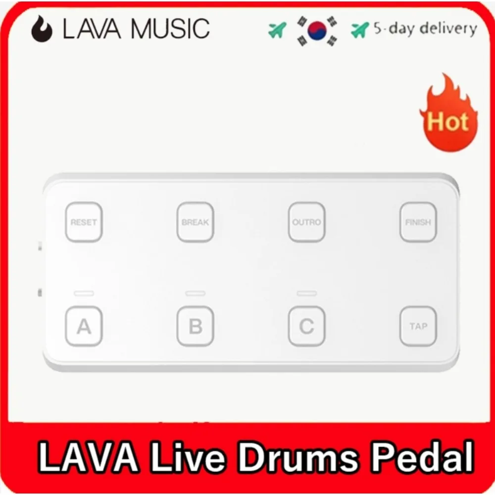 LAVA-MUSIC-LiveDrums-Pedal-Wireless-Live-Pedals-Compatible-with-Lava-ME ...