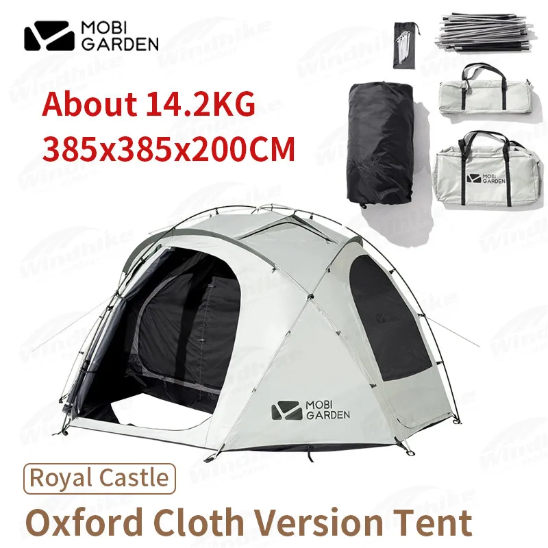 MOBI-GARDEN-Camping-Tent-Royal-Castle-150D-Oxford-With-Snow-Skirt ...