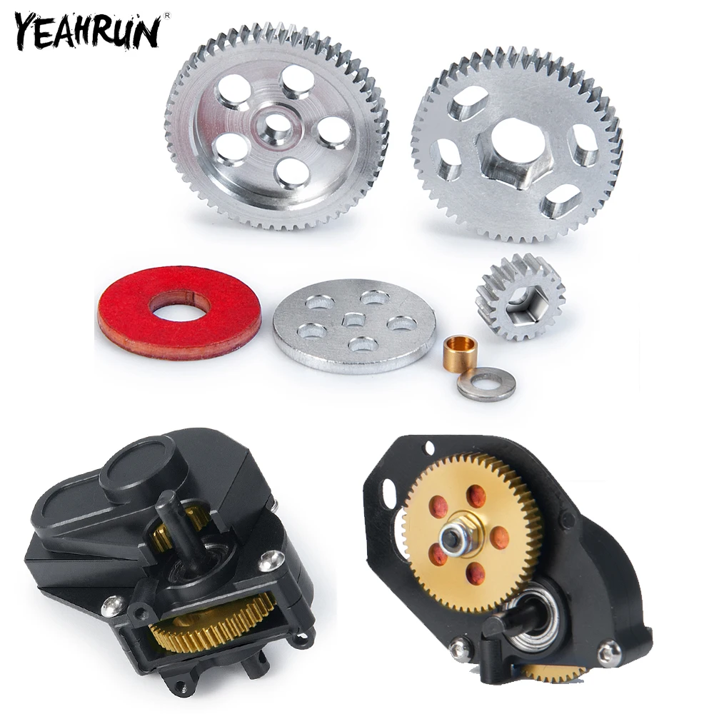 YEAHRUN Aluminum Alloy Assembled Transmission Gear Gearbox Gears Set ...