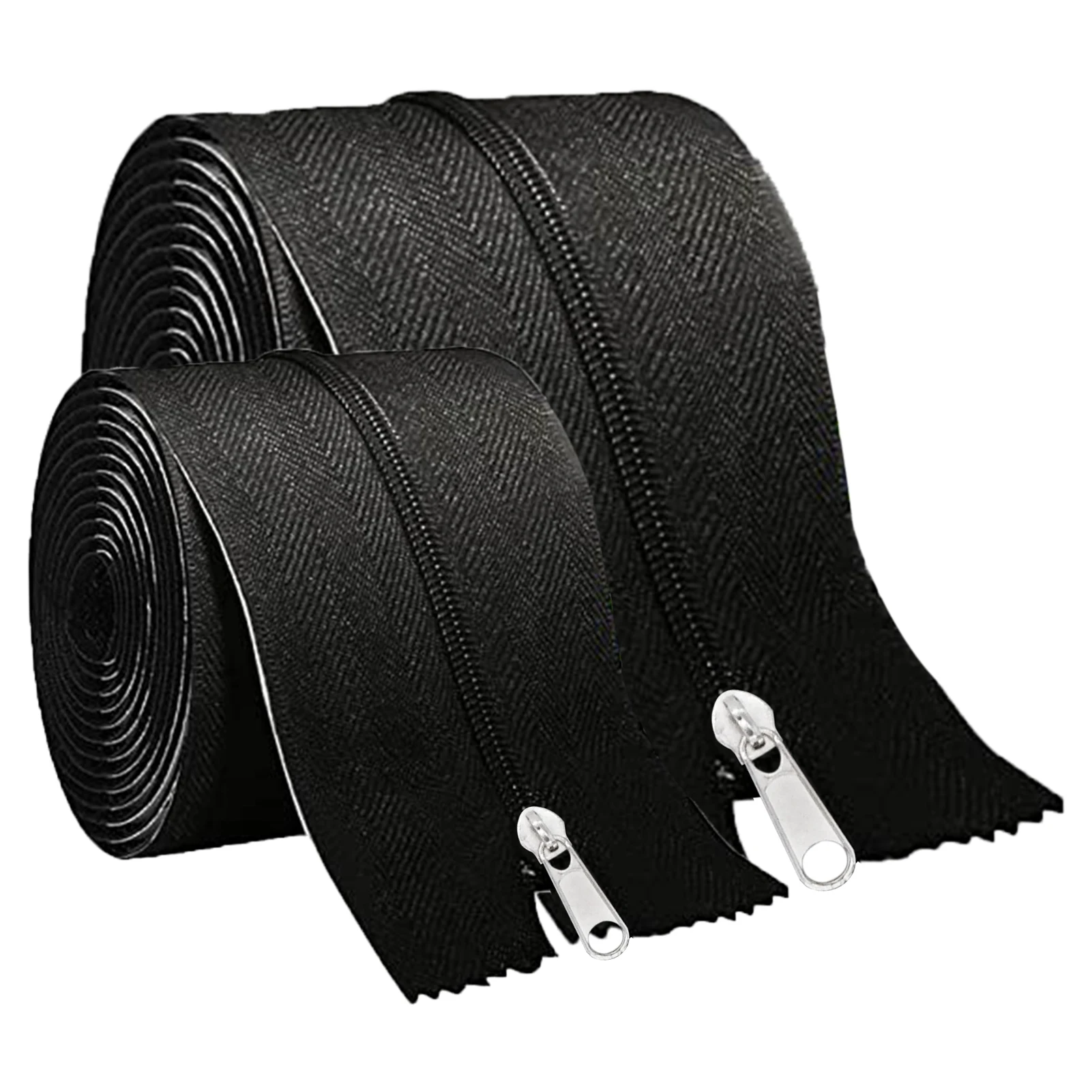1PC/2PCS 3 Inch X 7 Ft Black Heavy Duty Zipper for Tarp, Wall, Rust ...