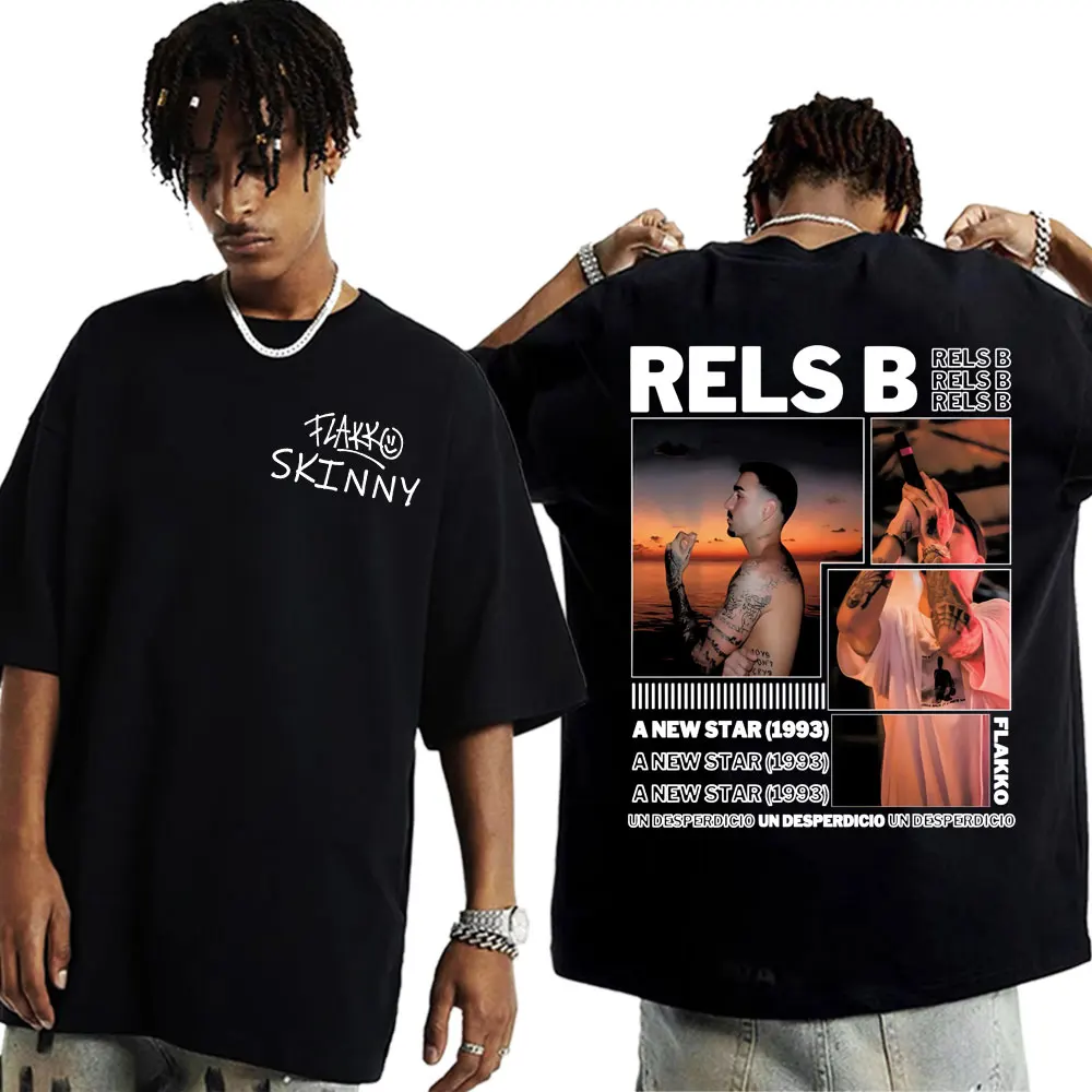 Rels B Skinny Flakk Album 2025 Tour T-shirts Men Women Gothic Hip Hop ...