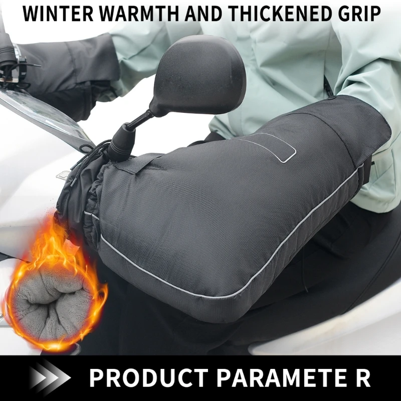 Waterproof-Motorcycle-Handlebar-Gloves-Winter-Hand-Protector-Windproof ...