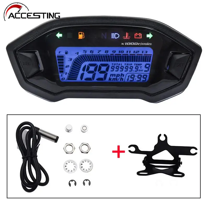 Lcd Motorcycle Digital Speedometer 13000 Rpm For Honda 125 Msx125 2-4 ...