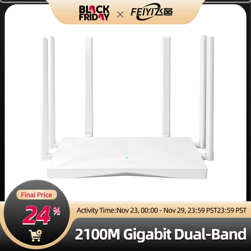 FEIYI-Router-inal-mbrico-de-doble-banda-Gigabit-repetidor-Wifi-de-2-4 ...