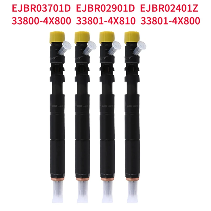 4-PCS-33800-4X800-33801-4X800-New-Diesel-Fuel-Injector-EJBR03701D-For ...