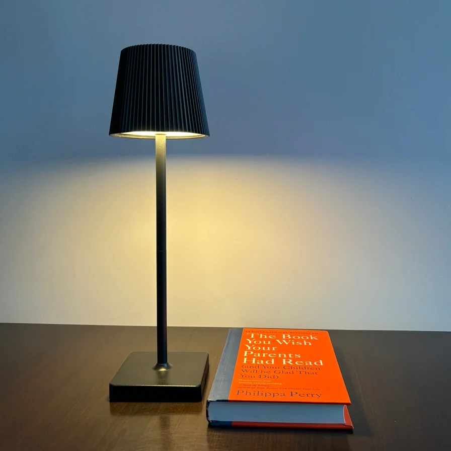 USB Rechargeable Mushroom LED Night Light 3 Color Desk Lamp Touch ...