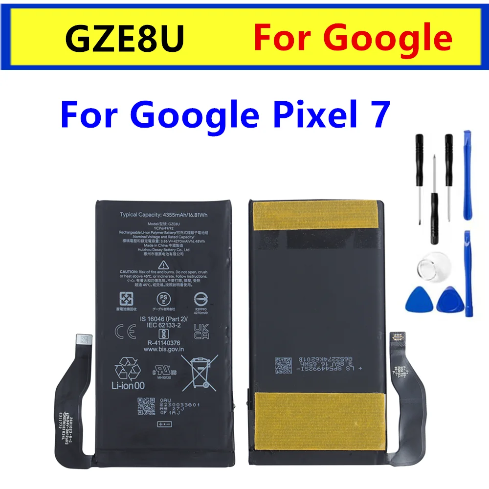Original-Battery-GZE8U-4270mAh-Battery-For-Google-Pixel-7-GVU6C-GQML3 ...