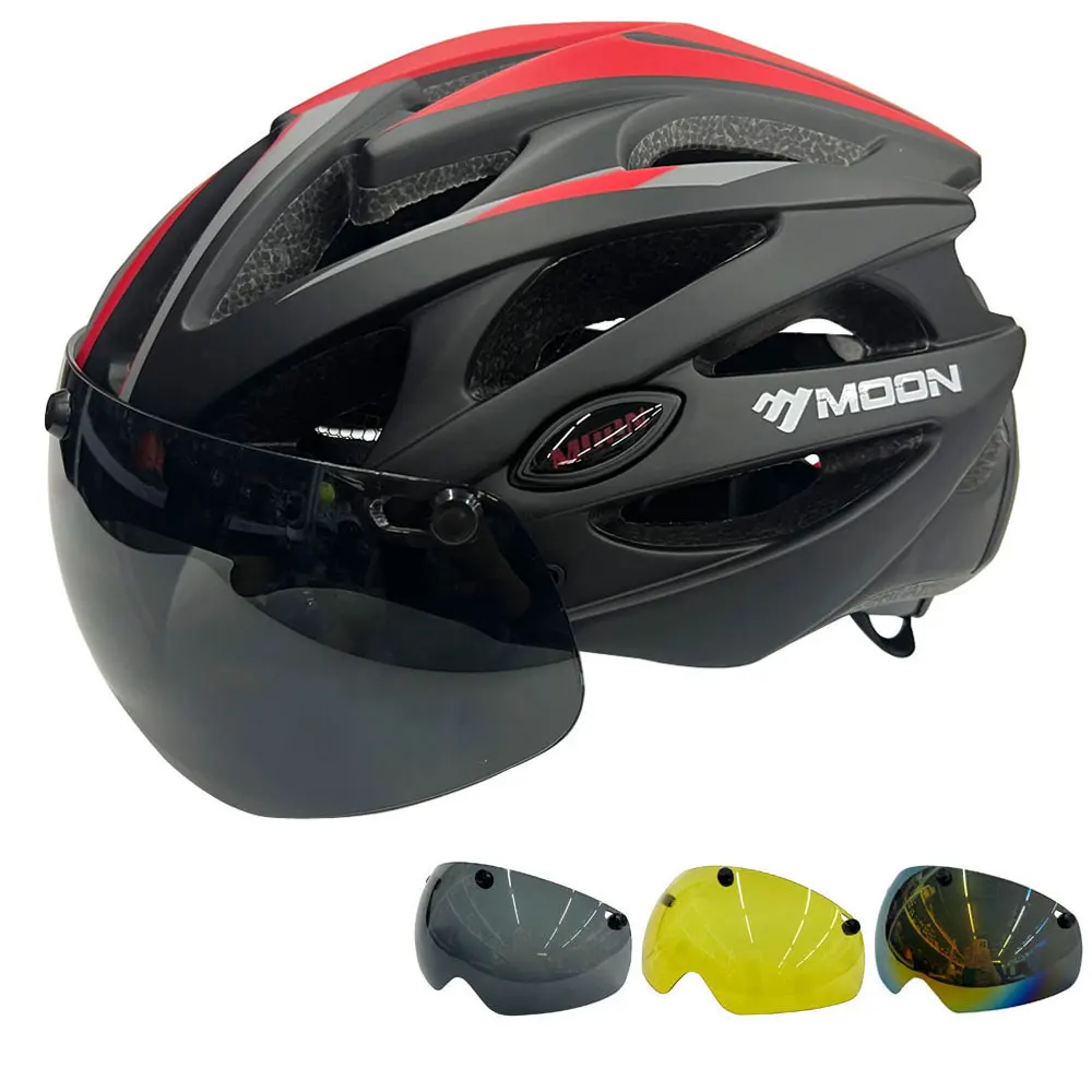 MOON Integrally-Molded Cycling Helmet Racing Ultralight Bicycle Helmet ...