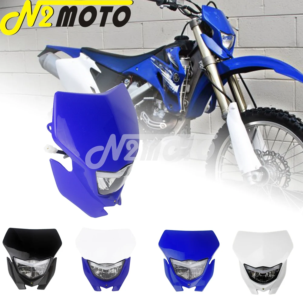 Motorcycle H4 Headlight For Yamaha WR250 WR450 TTR WR Enduro Supermoto ...