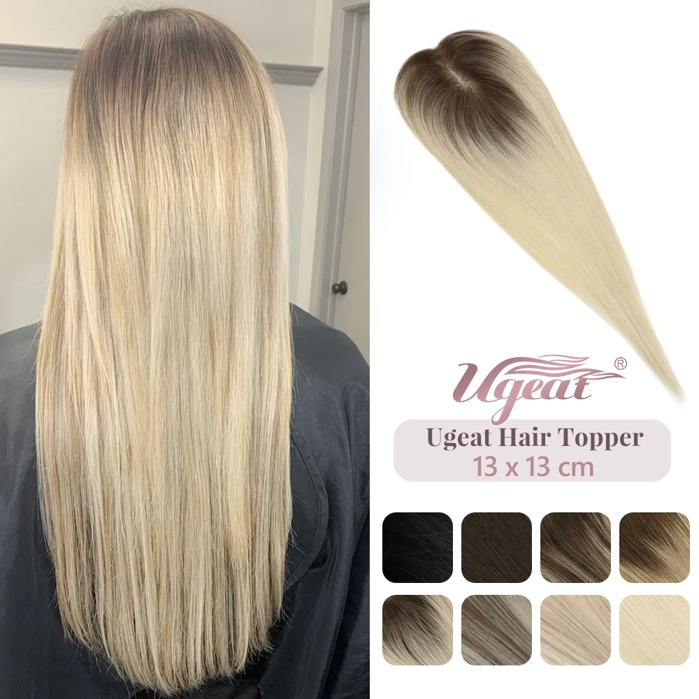 Ugeat-Toppers-de-cheveux-naturels-Base-Mono-13x13cm-pour-femmes-avec-cheveux-clairsem-s-fabriqu ...