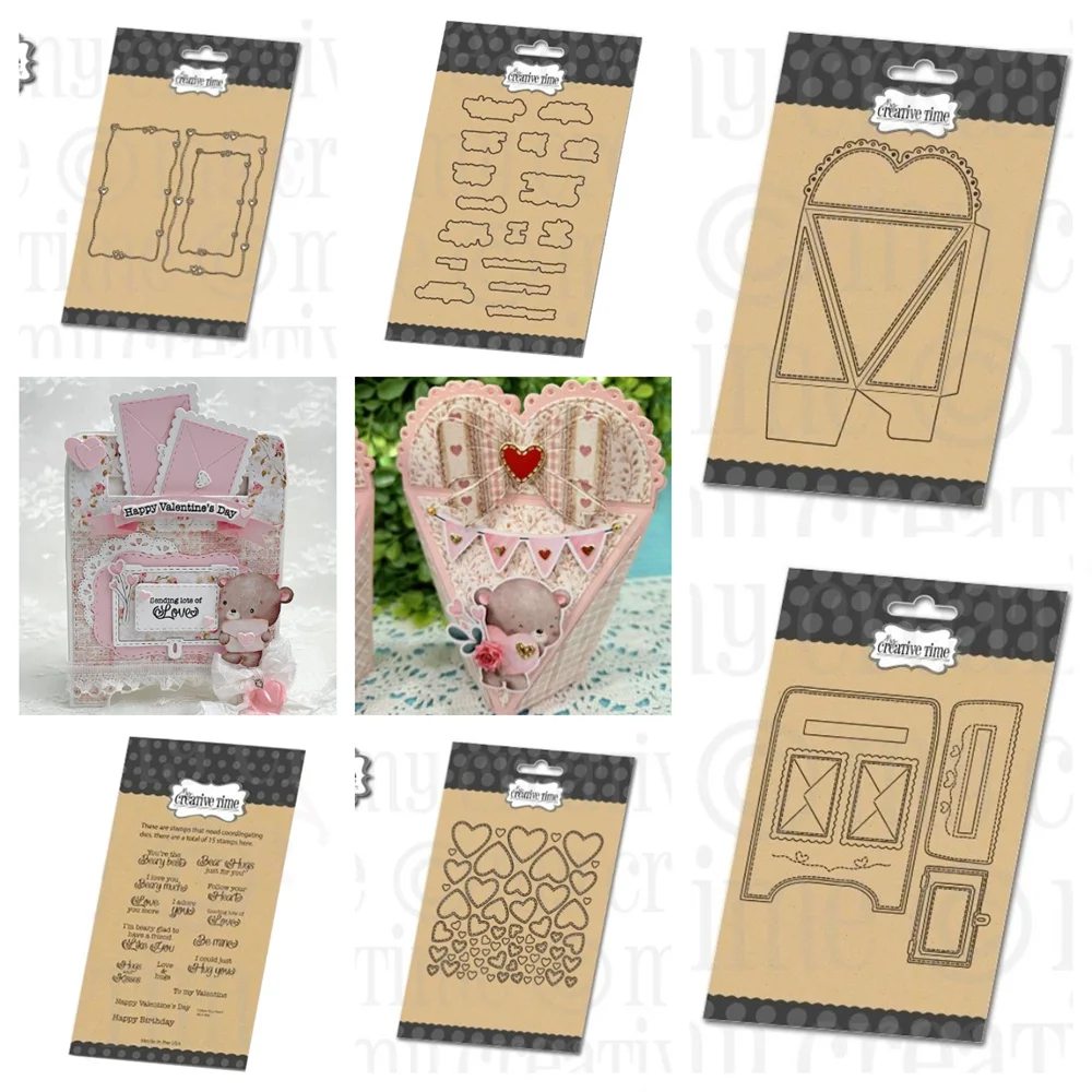 Mailbox GiftCard Holder Die Metal Cutting Dies Stamps for DIY Craft ...