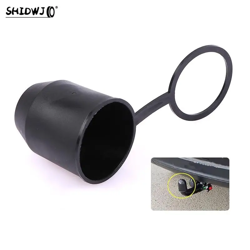 1pcs Universal 50mm Auto Tow Bar Ball Cover Accessories Black Cap ...