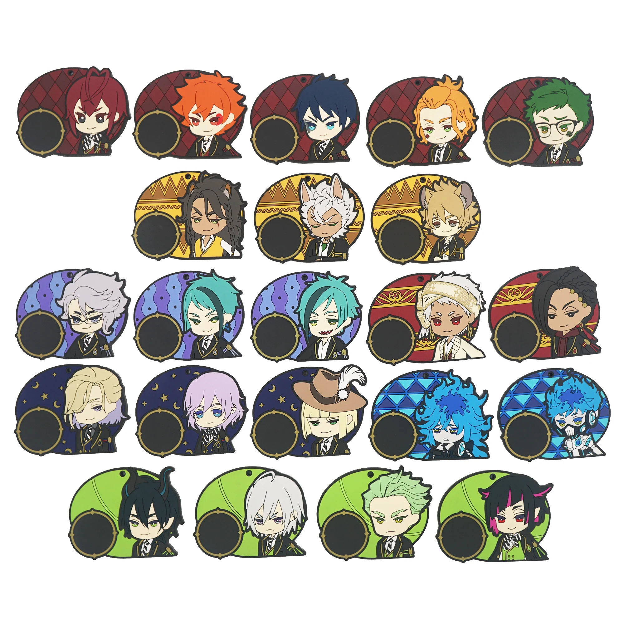 Twisted Wonderland Game Rosehearts Azul Floyd Idia Malleus Lilia Rubber ...