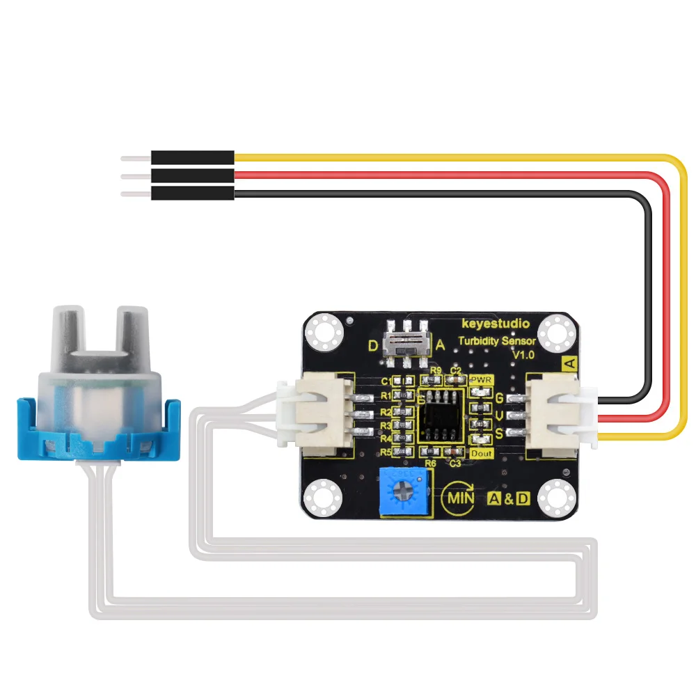 keyestudio Turbidity Sensor &TDS Meter Senor Module Water Meter Filter For Arduino UNO Projects ...