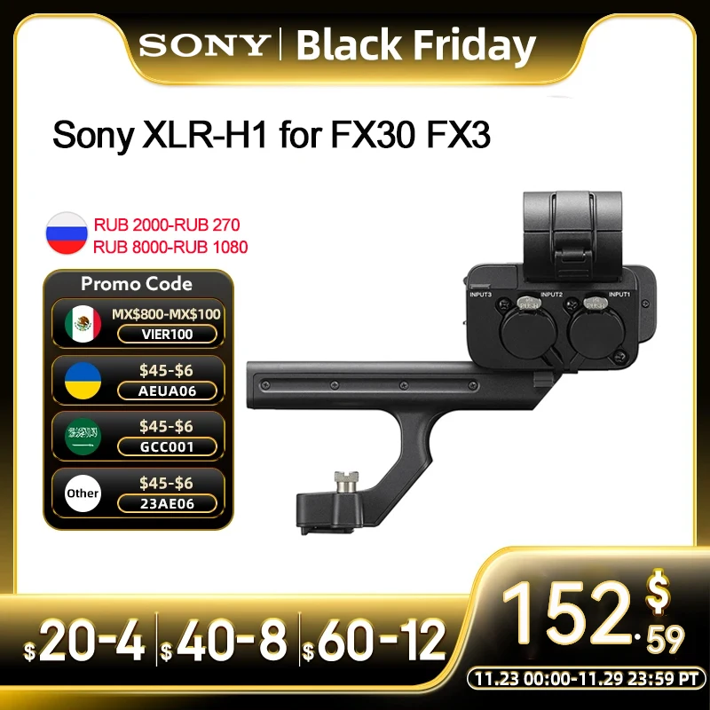 Sony-FX3-XLR-Expansion-Handle-FX30-Cinema-Line-Xlr-Handle-Unit-Top ...