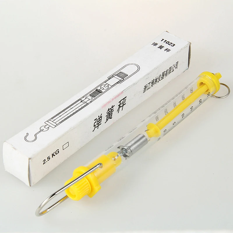Plastic Tubular Spring Scale,2.5kg Weight Capacity,Force Meter Spring ...