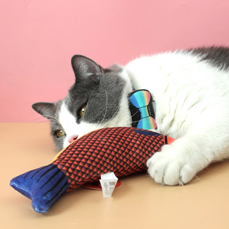 Cat-Squeak-Toy-Sea-Fish-Shape-Sphynx-Catnip-Plush-Soft-Stuffed-Noise ...