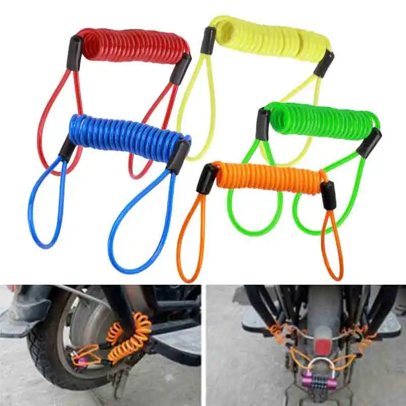 4mm-1-2m-Motorcycle-Scooter-Disc-Lock-Cable-Security-Reminder-Anti ...