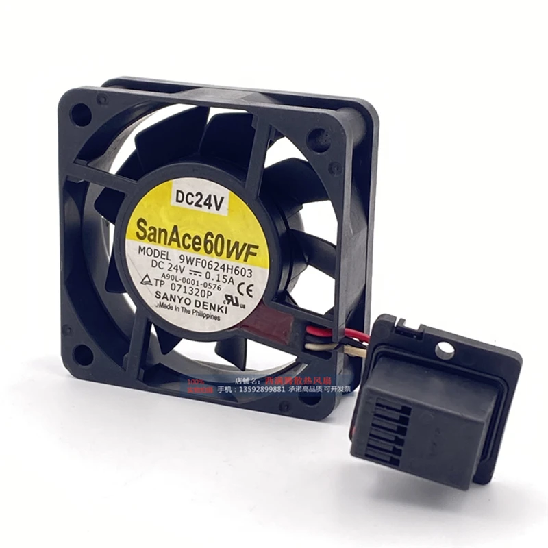 SanAce60WF 9WF0624H603 24V 0.15A 6cm 6020 A90L-0001-0576 Fanak System ...