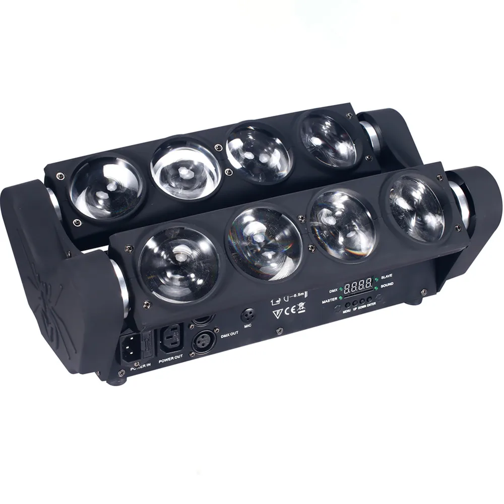Led-Spider-Light-8x15W-4in1-RGBW-Party-DJ-Beam-Wash-Moving-Head-DMX ...