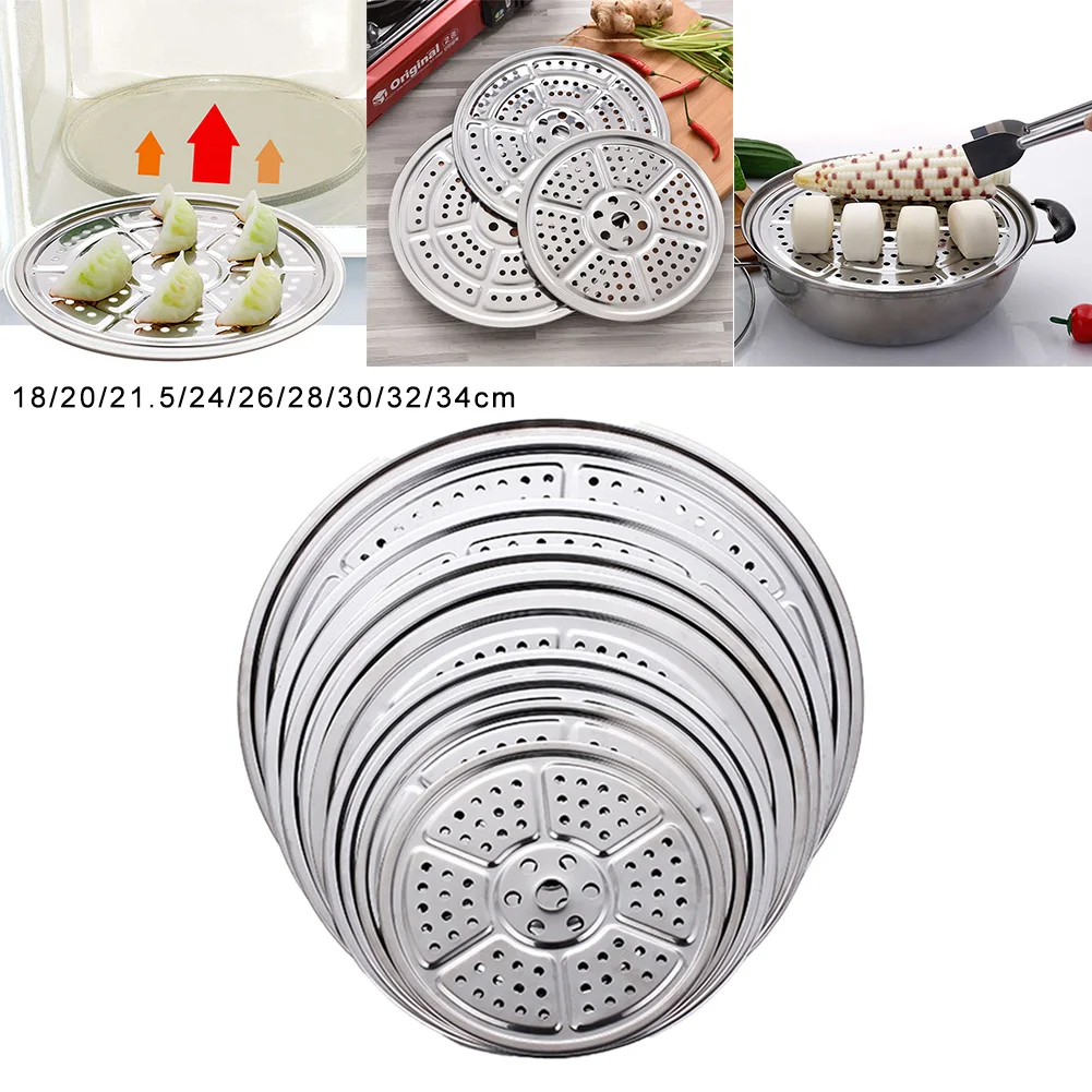 18-34cm-Stainless-Steel-Steaming-Plate-Compartment-High-Temperature ...