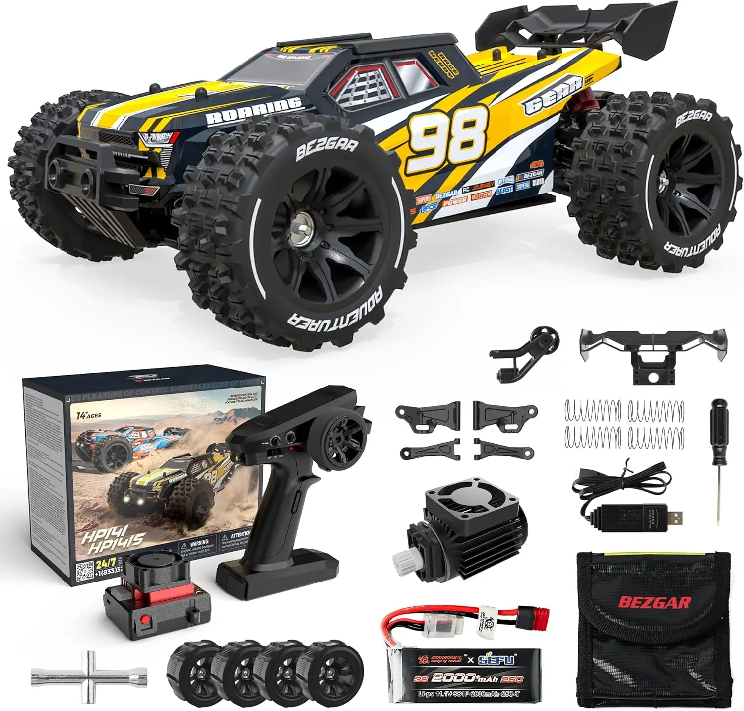 HP141S-Fast-RC-Cars-50MPH-1-14-Scale-Remote-Control-Cars-for-Adults-RC ...