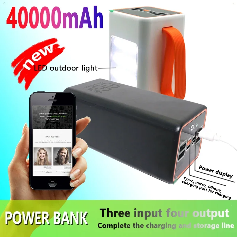 Aoae-new-Powerbank-40000mAh-Spare-battery-Portable-power-bank-fast ...