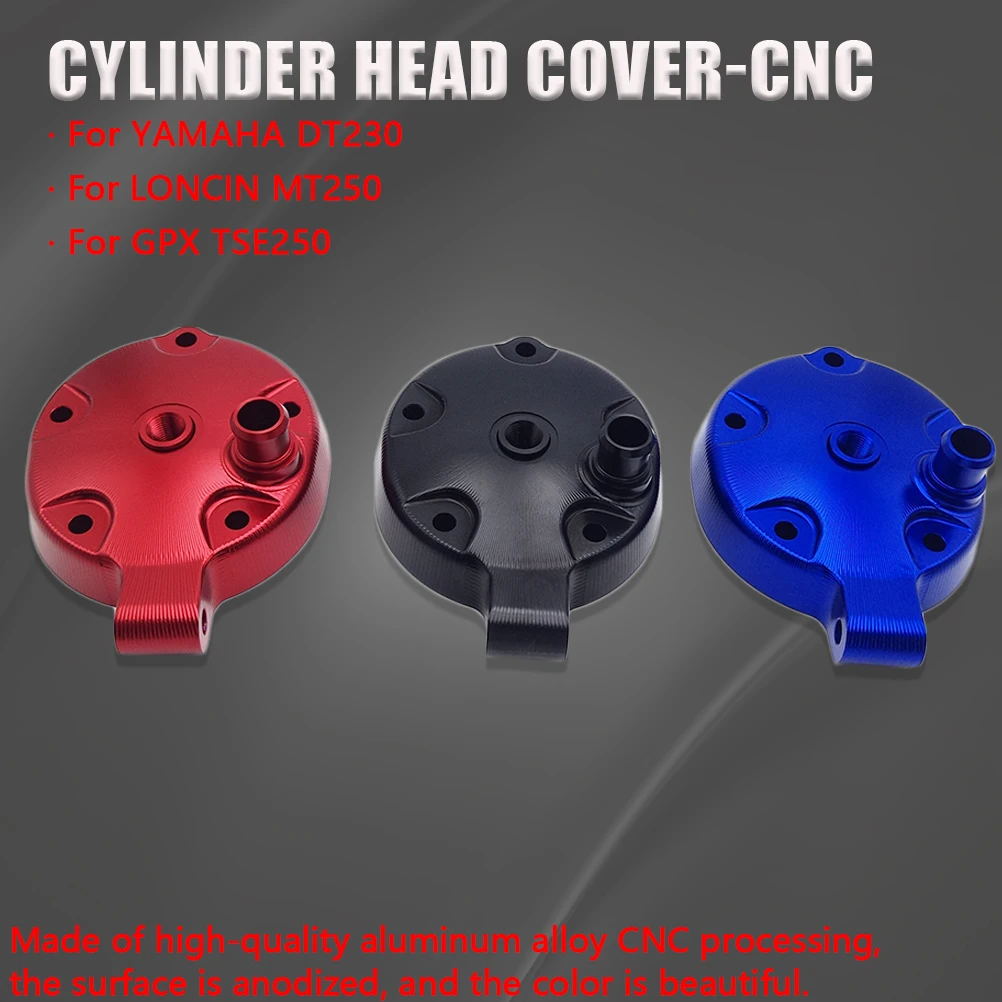 Motorcycle Accessories DT230 MT250 Engine Cylinder Head Cover CNC ...
