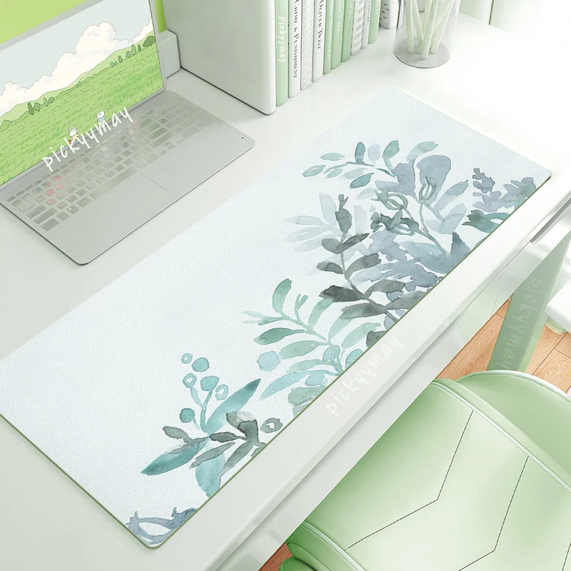 Green-Plants-80x30cm-Mousepads-Large-Mouse-Pad-Art-Keyboard-Mats-Mause ...