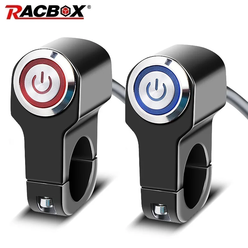 Motorcycle-7-8-22mm-Handlebar-Control-Switch-Horn-Push-Button-Light ...