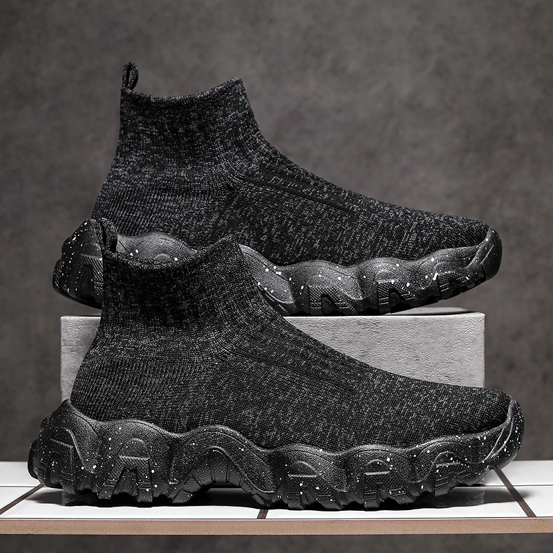 Men Shoes New Comfortable High top Walking Shoes Women Lightweight ...