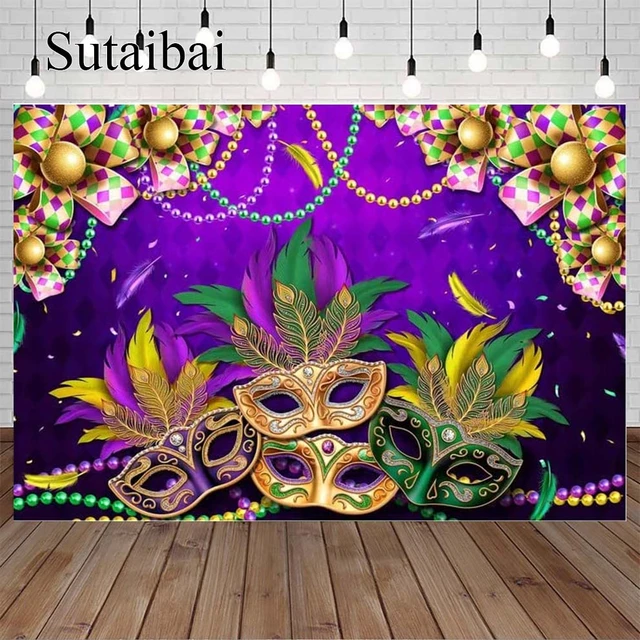 Mardi Gras Backdrop