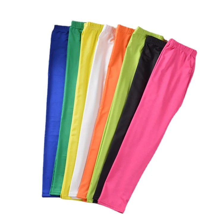 Children's Legging Pants Girl | Children's Trousers Color | Color ...
