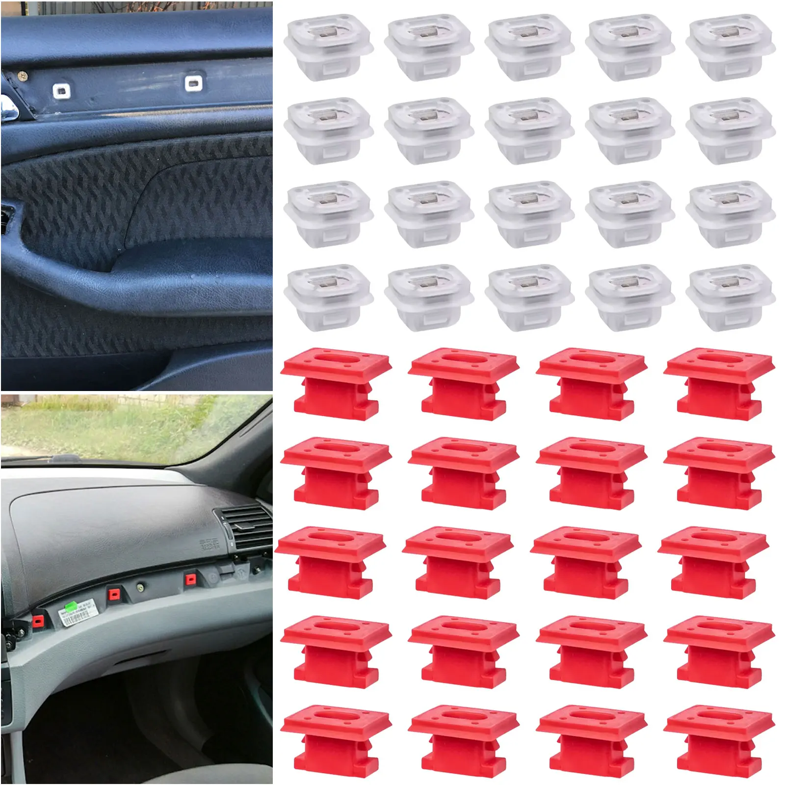 51458266814 07149158194 Car Door Interior Dashboard Dash Trim Moulding ...