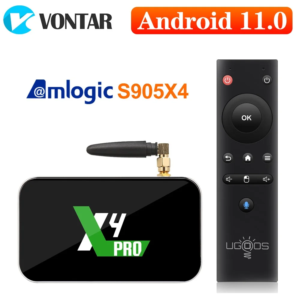 Ugoos X4 Pro Tv Box Android 11 Smart Tv Box S905x4 Ddr4 4gb 32gb Wifi ...