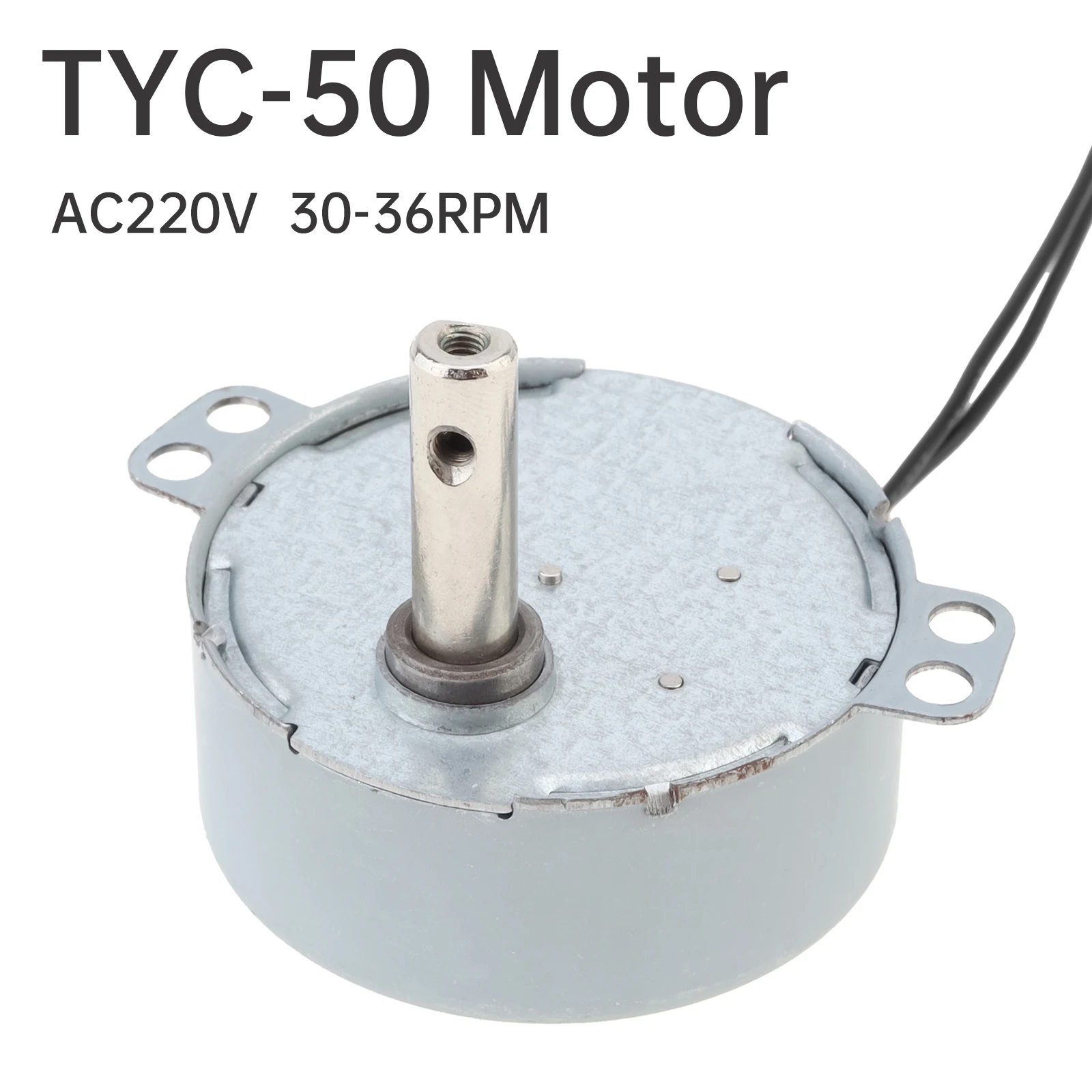 TYC50 Permanent Magnet Synchronous Motor AC220V 50/60Hz 30-36RPM Gear ...
