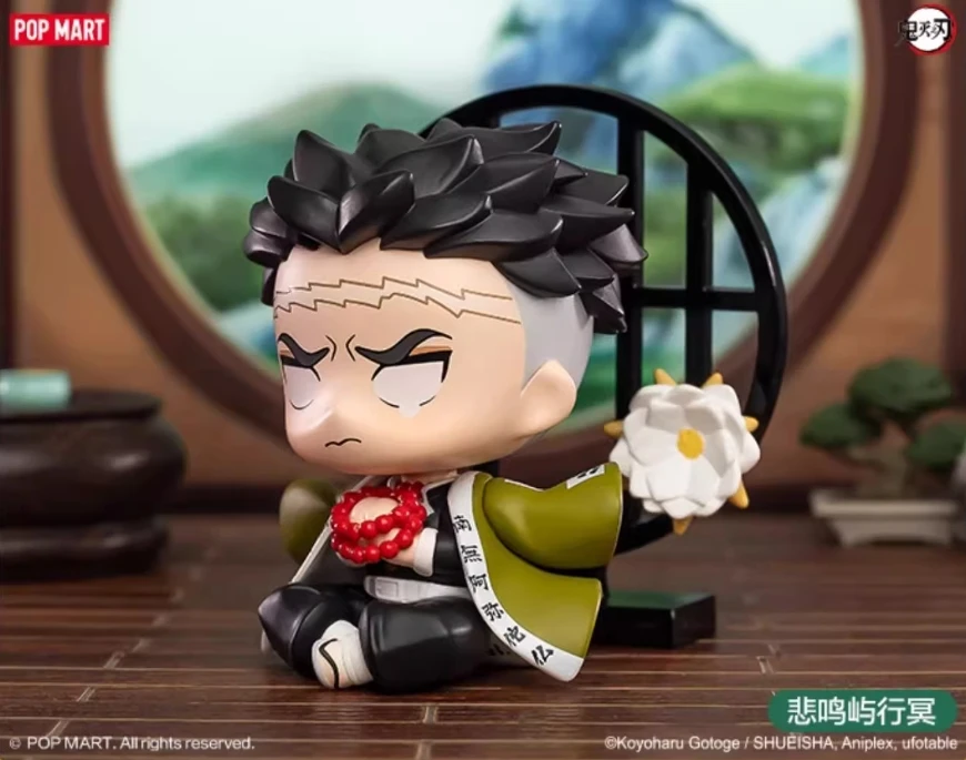 POPMART Demon Slayer Series Blind Box Toys Tanjirou Inosuke Zenitsu ...