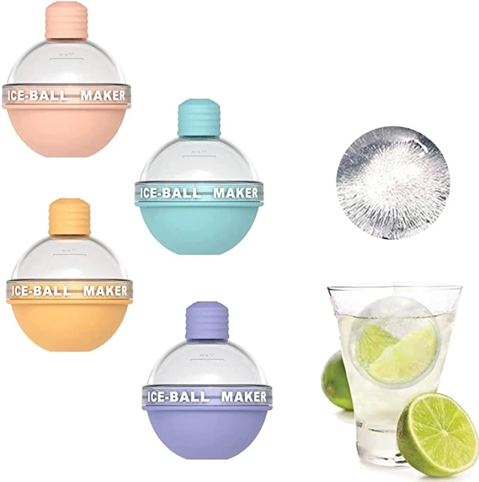 Frozen Ice Ball Mold Whiskey Spherical Light Bulb Ice Cube Mold Food ...