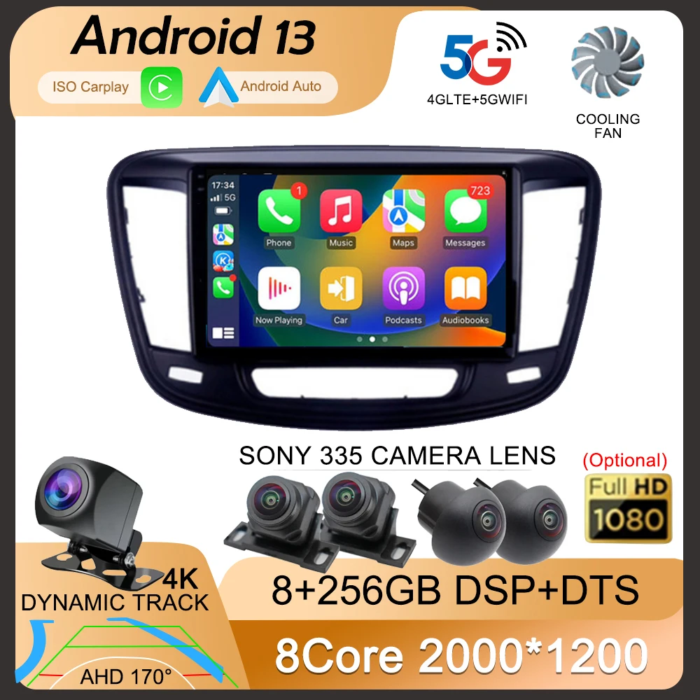 Android-13-For-Chrysler-200-200C-200S-2013-2019-Car-Radio-Multimedia ...