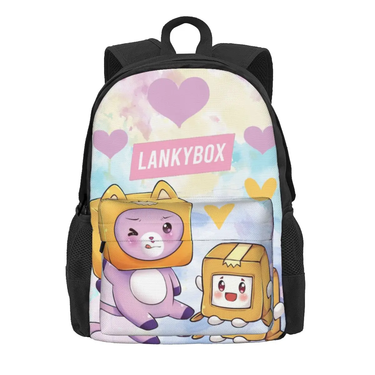 Funny-Youtubers-For-Kids-Lankybox-Women-Backpack-Casual-Children-School ...
