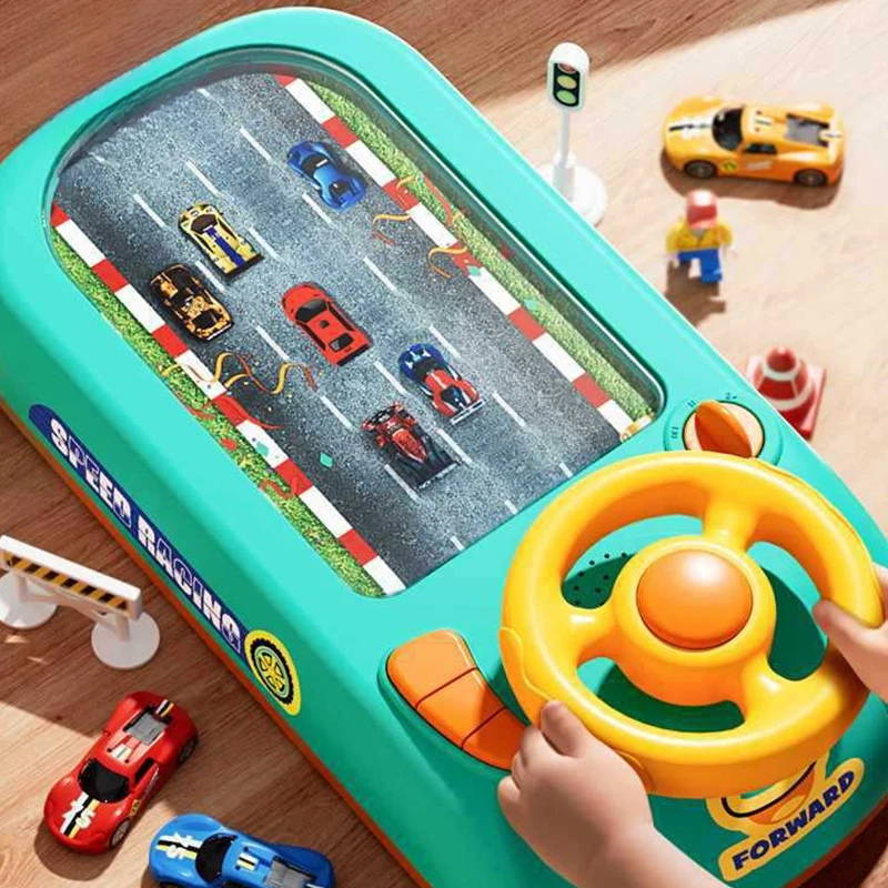 Kids Steering Wheel Driving Toy Dodge Vehicle Electronic Simulation ...