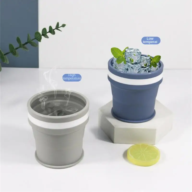 Retractable-Coffee-Water-Bottle-Silicone-Outdoor-Folding-Cup-Travel ...