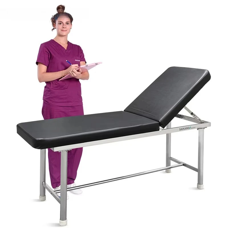 E****mic exam bed rest stainless steel foldable patient medical ...