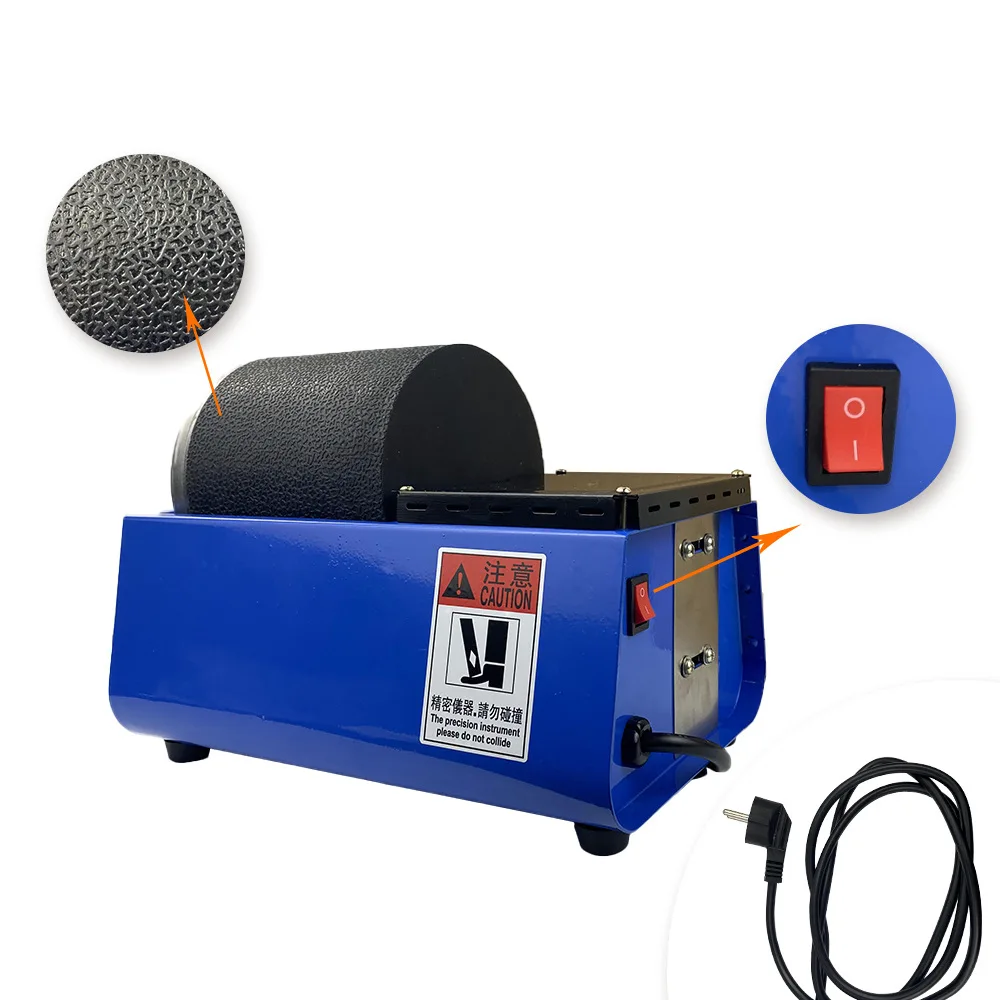 Tumbler-Polishing-Machine-Roller-Jewelry-Polisher-Mini-Tabletop-Rotary ...