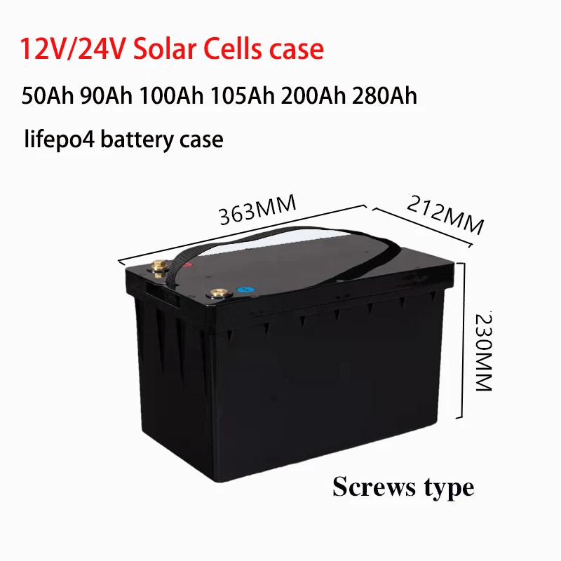 12v 24v Lifepo4 Battery Case 50ah 80ah 100ah 120/150ah Lifepo4 Batteri ...