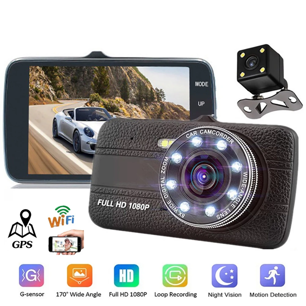 Car-DVR-WiFi-GPS-Dash-Cam-Full-HD-1080P-Car-Camera-Drive-Video-Recorder ...