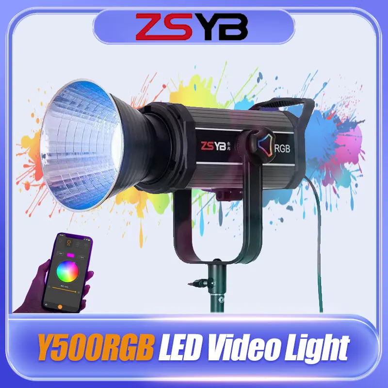 ZSYB Y500RGB Y500 RGB LED Video Light 3200-5600K Remote Control For ...