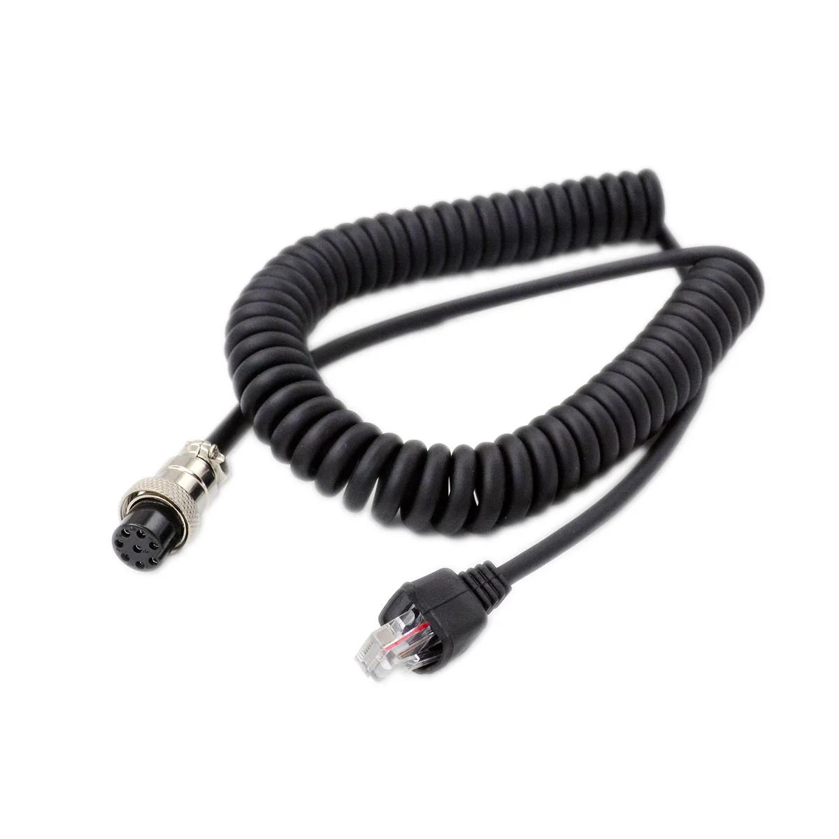 Microphone-Extension-Cable-8-Pin-Female-To-RJ-45-Modular-for-YAESU-FT ...