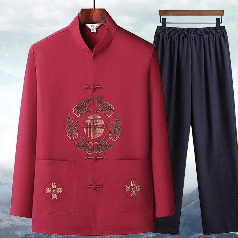 Chinese-Traditional-Tang-Clothing-Kung-Fu-Suit-Fashion-Casual ...